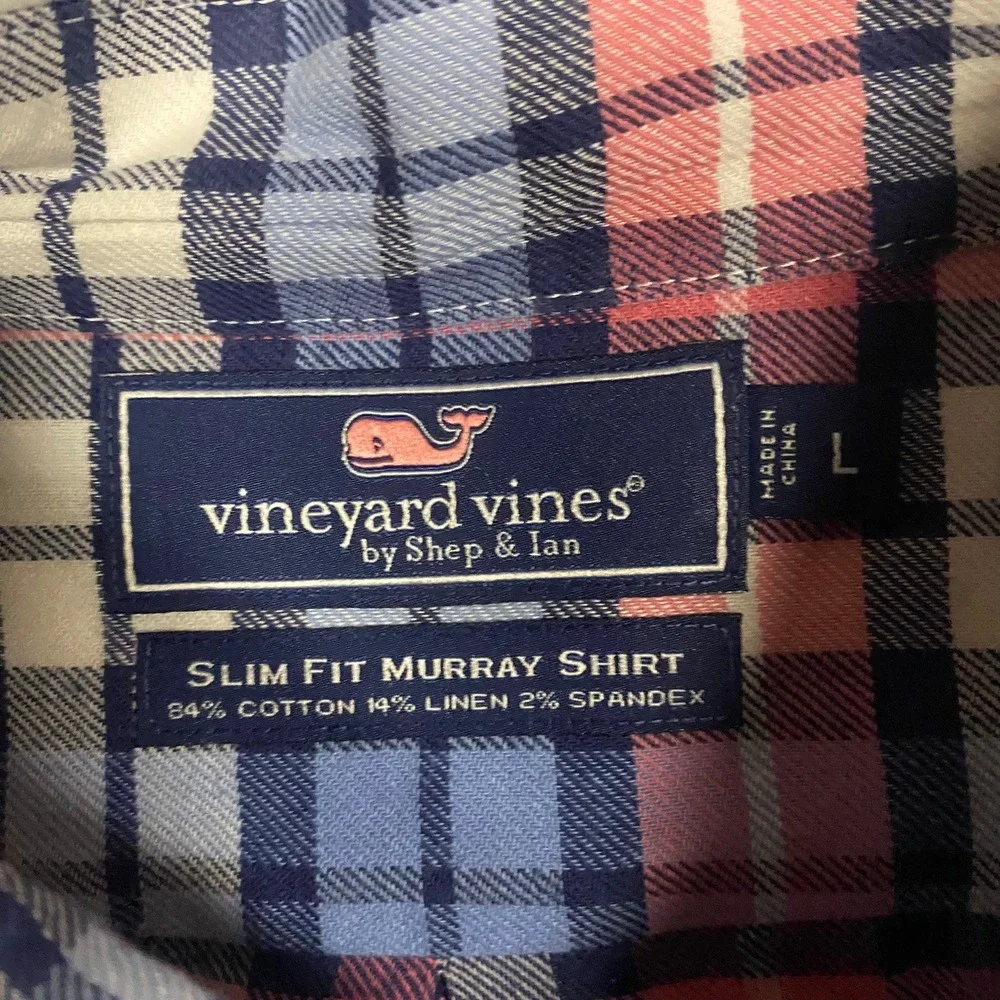 Vineyard Vines | Shirts | Vineyard Vines Slim Fit Murray Shirt Mens ...